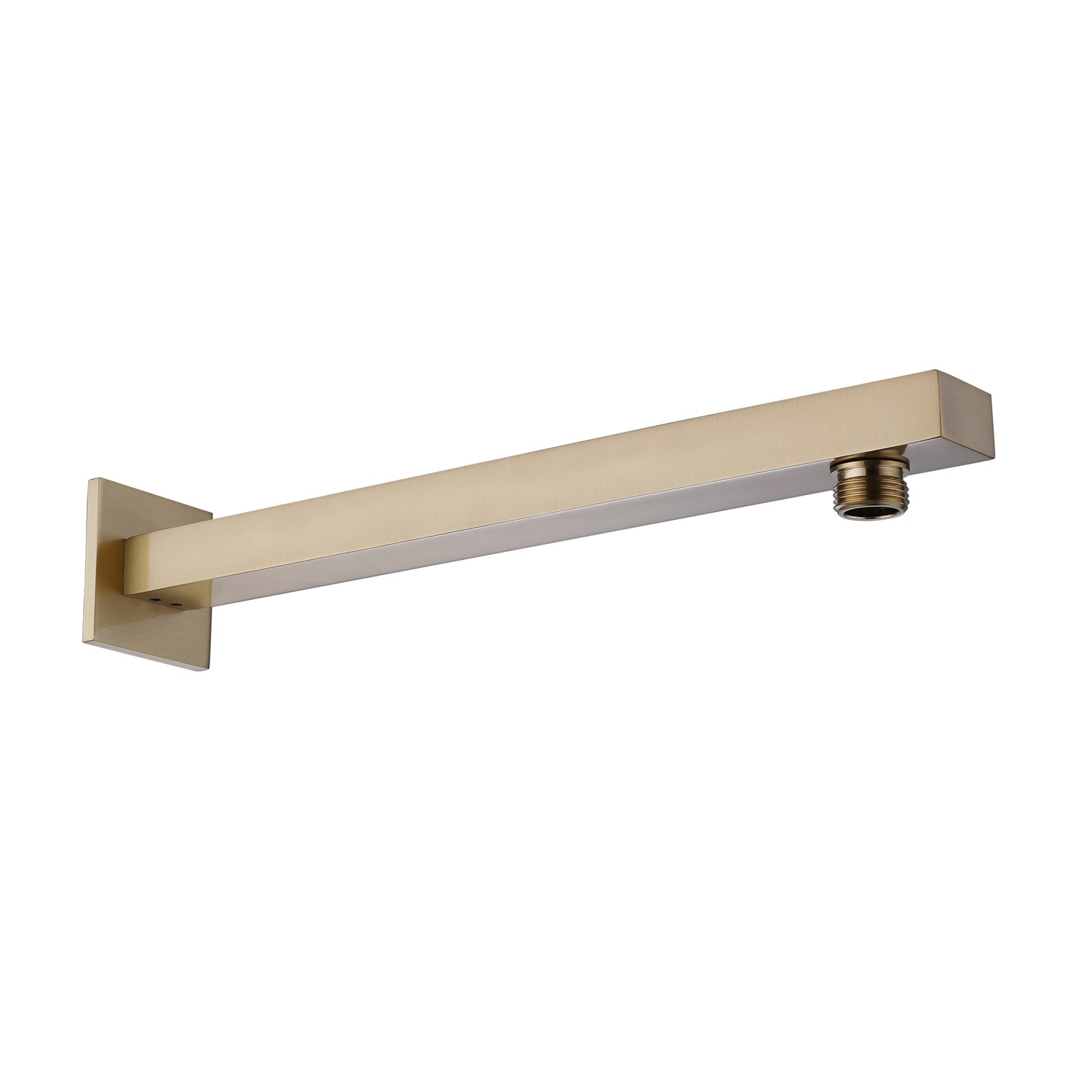 Harbour Status 305mm Brushed Brass Square Shower Arm | Drench