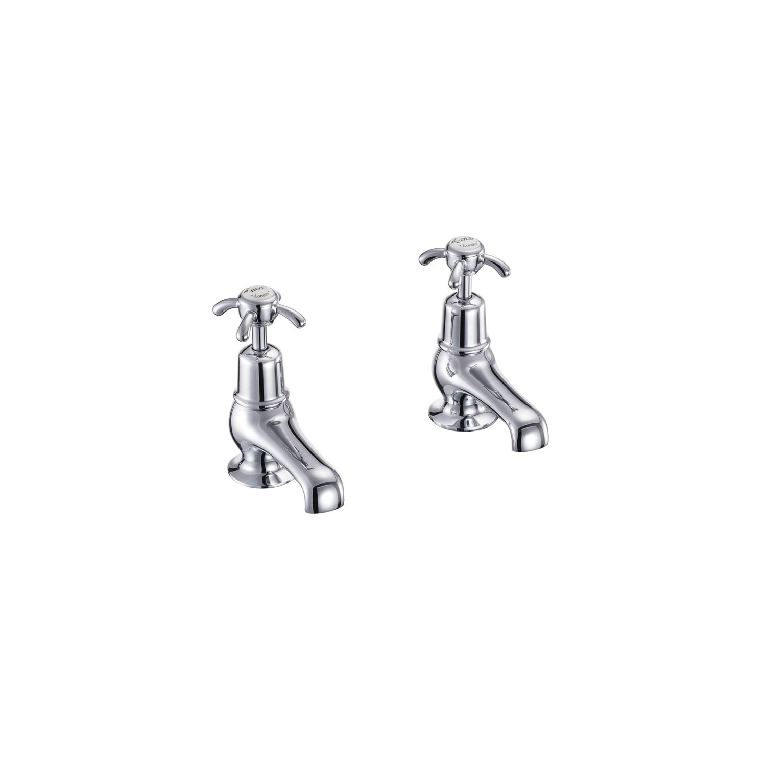 Burlington Anglesey 3 or 5 Inch Basin Pillar Taps | Drench