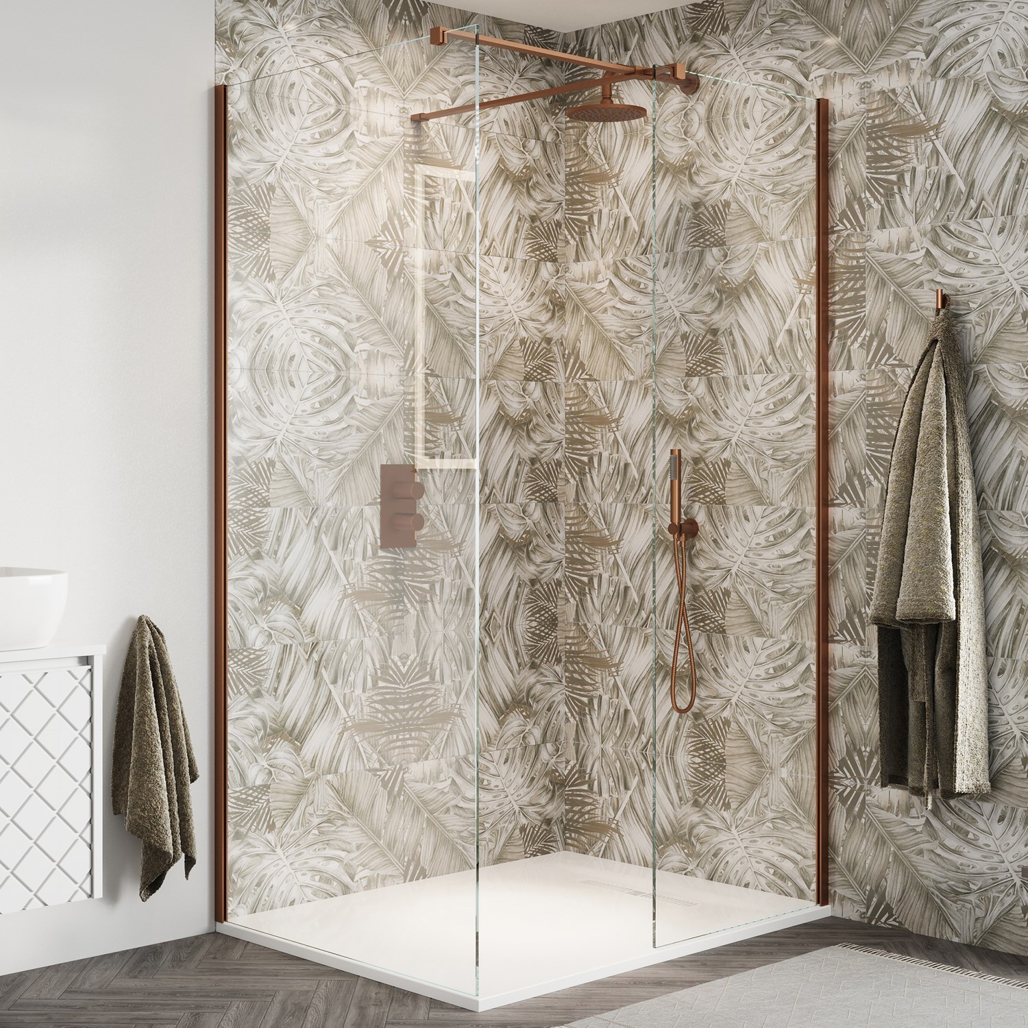 Crosswater Gallery 8 Walk In Shower Enclosure 8mm Panels with Multiple ...