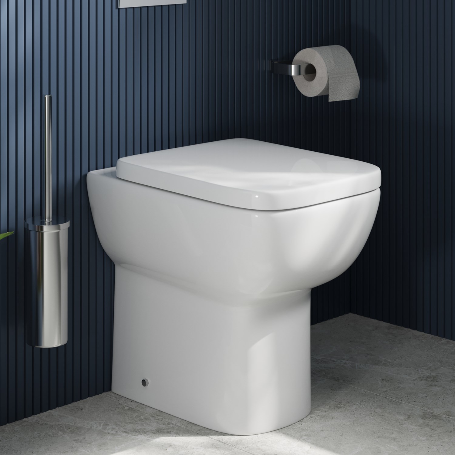 Harbour Icon Rimless Back to Wall Toilet & Soft Close Seat | Drench